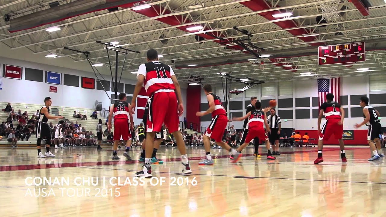 Conan Chu | July 2015 AUSA Hoops AAU Tour Highlights | - YouTube