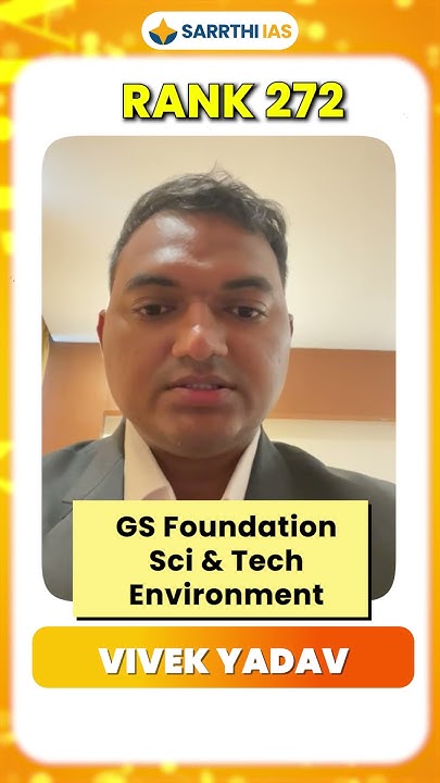 Behind AIR 272: Vivek Yadav and the Role of Sarrthi IAS Programs! - YouTube