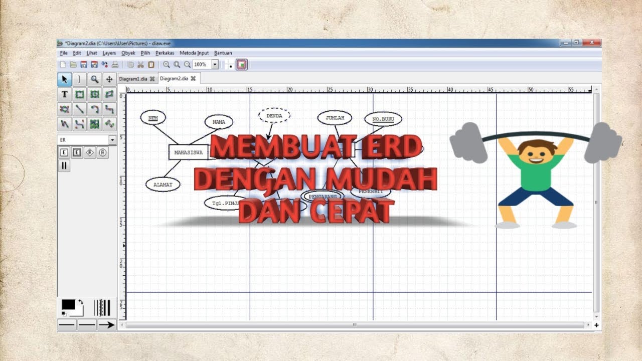Membuat ERD dengan cepat dan mudah - YouTube