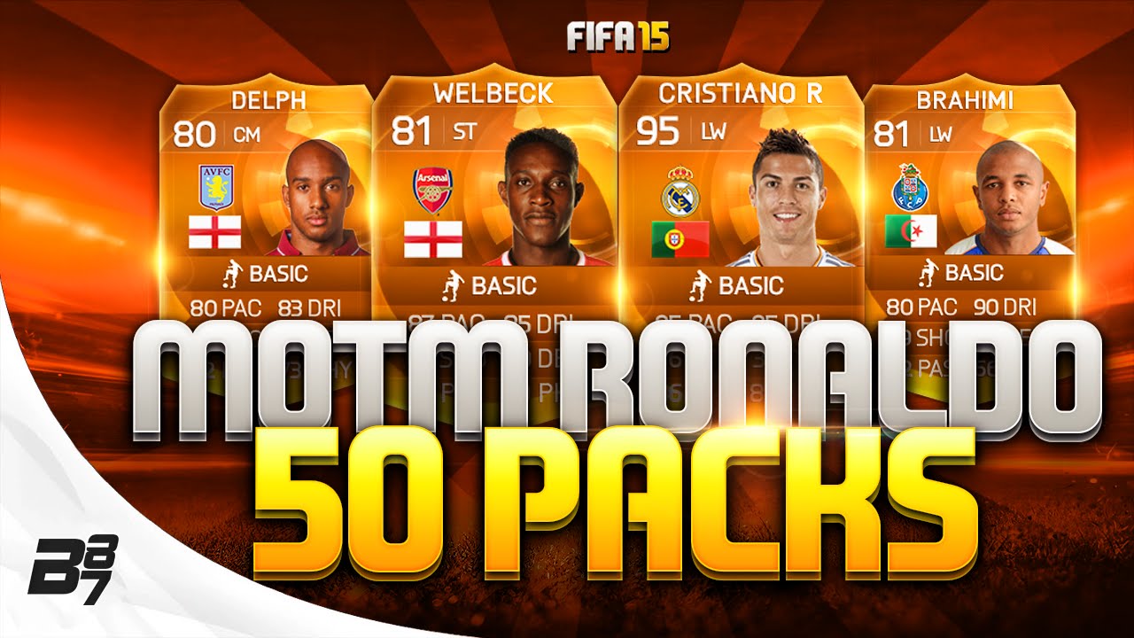 FIFA 15 | MOTM RONALDO PACK OPENING! 50K PACKS! - YouTube