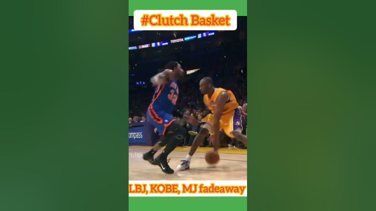 LBJ, KOBE, MJ fadeaway - YouTube
