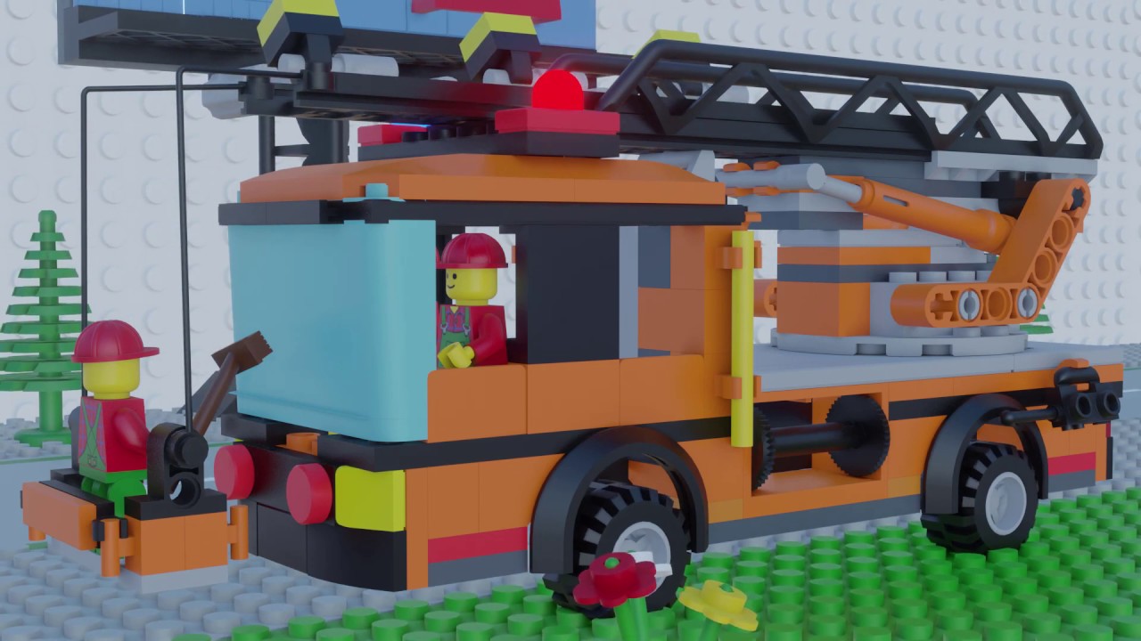 🚒🚨🚚LEGO City Maintenance Team STOP MOTION LEGO CITY Vehicles & ALPHABET ...