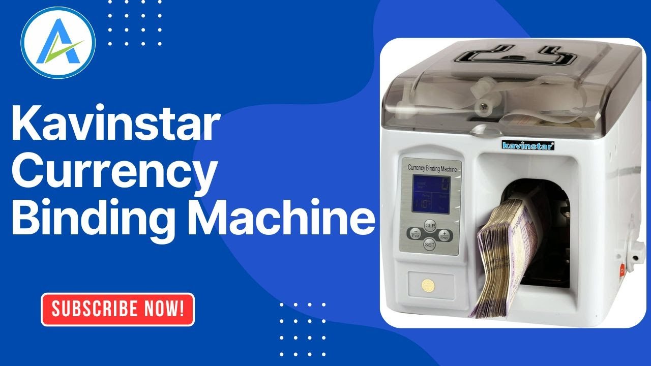 Kavinstar Currency Binding Machine - Durable & Efficient Note Binding ...
