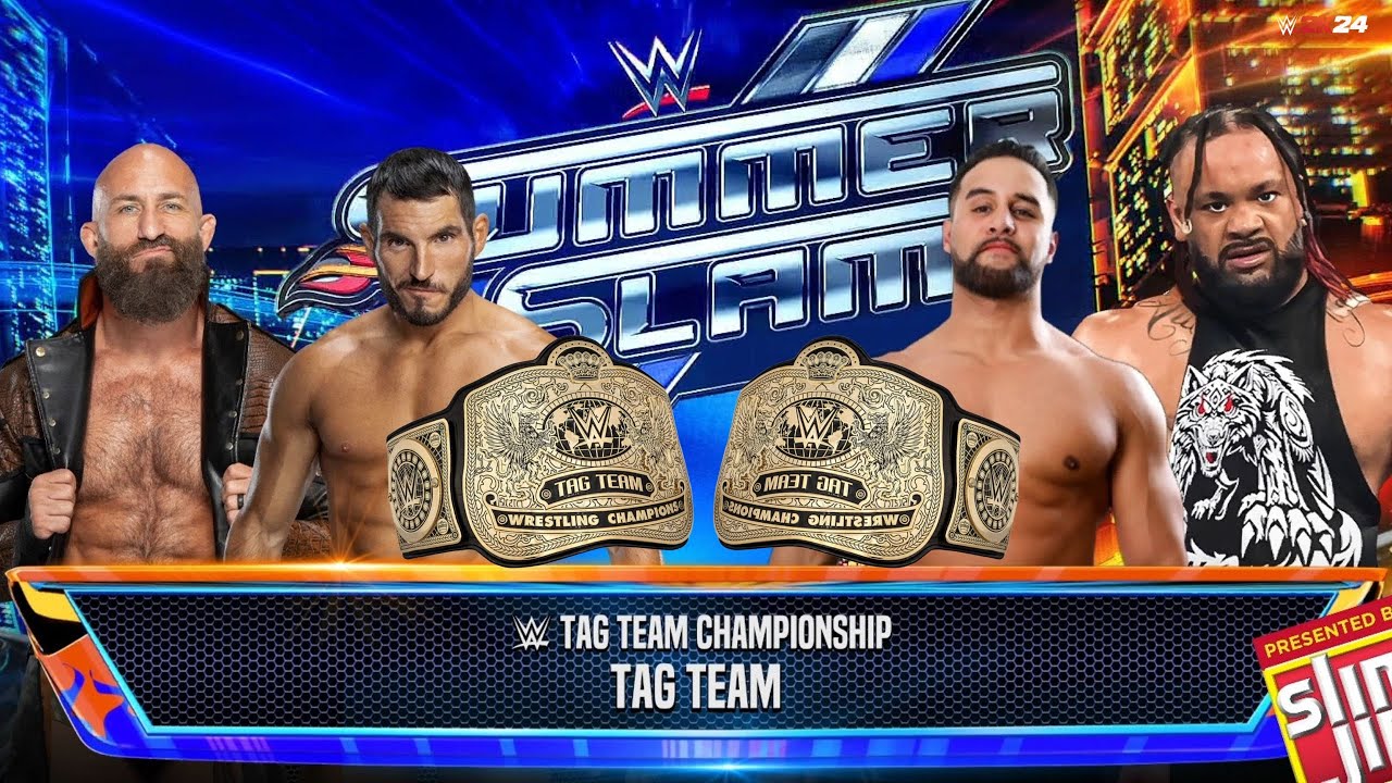 Tama Tonga & Jacob Fatu vs Tommaso Ciampa & Johnny Gargona Tag Team ...