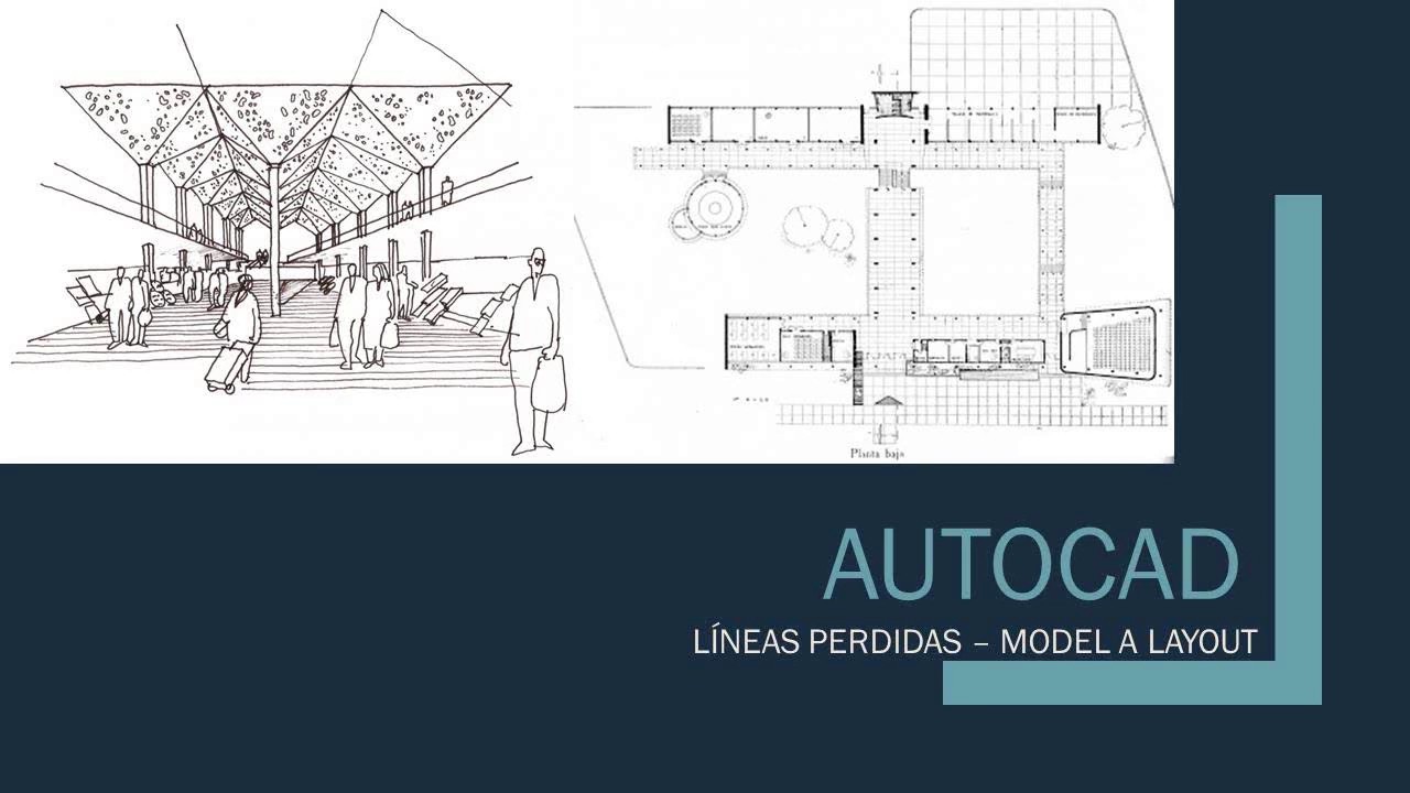 Lineas del modelo no visibles en layout AUTOCAD - YouTube