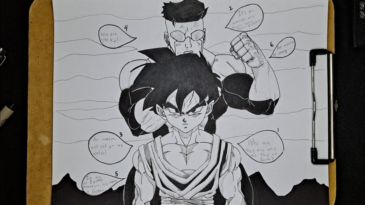 Draw DBZ VS Invincible Page 6 - YouTube