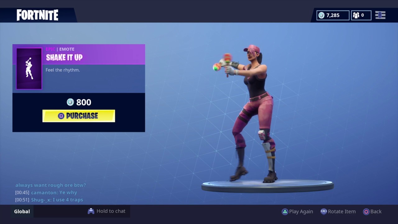 Fortnite: Battle Royale - New Emote - Shake It Up (Rose Team Leader ...