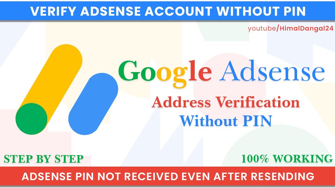 Verify ADSENSE account without PIN 2021 | AdSense PIN not received ...