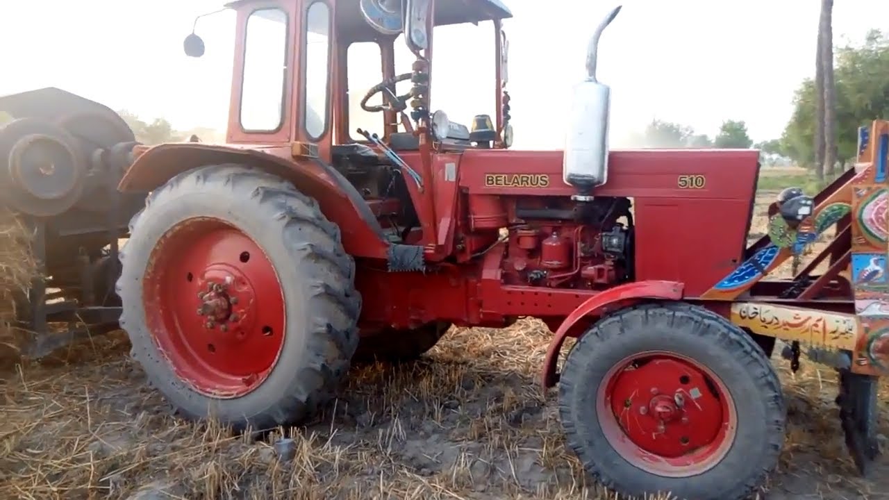 Belarus MTZ 510 Working with Wheat Thresher 2018 Must Watch, Belarus in ...