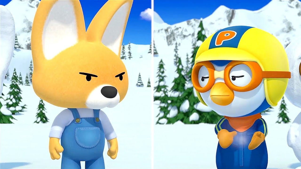 Pororo - Episode 8 Compilation ☃️ Make a Snowman 🐧 Cartoon for kids ...