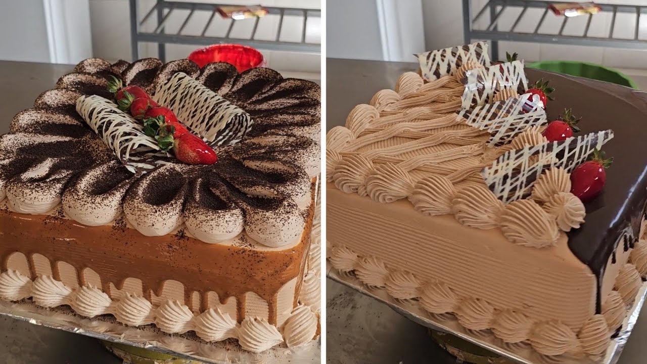Como decorar pasteles deliciosos y fáciles con técnicas sencillas - YouTube