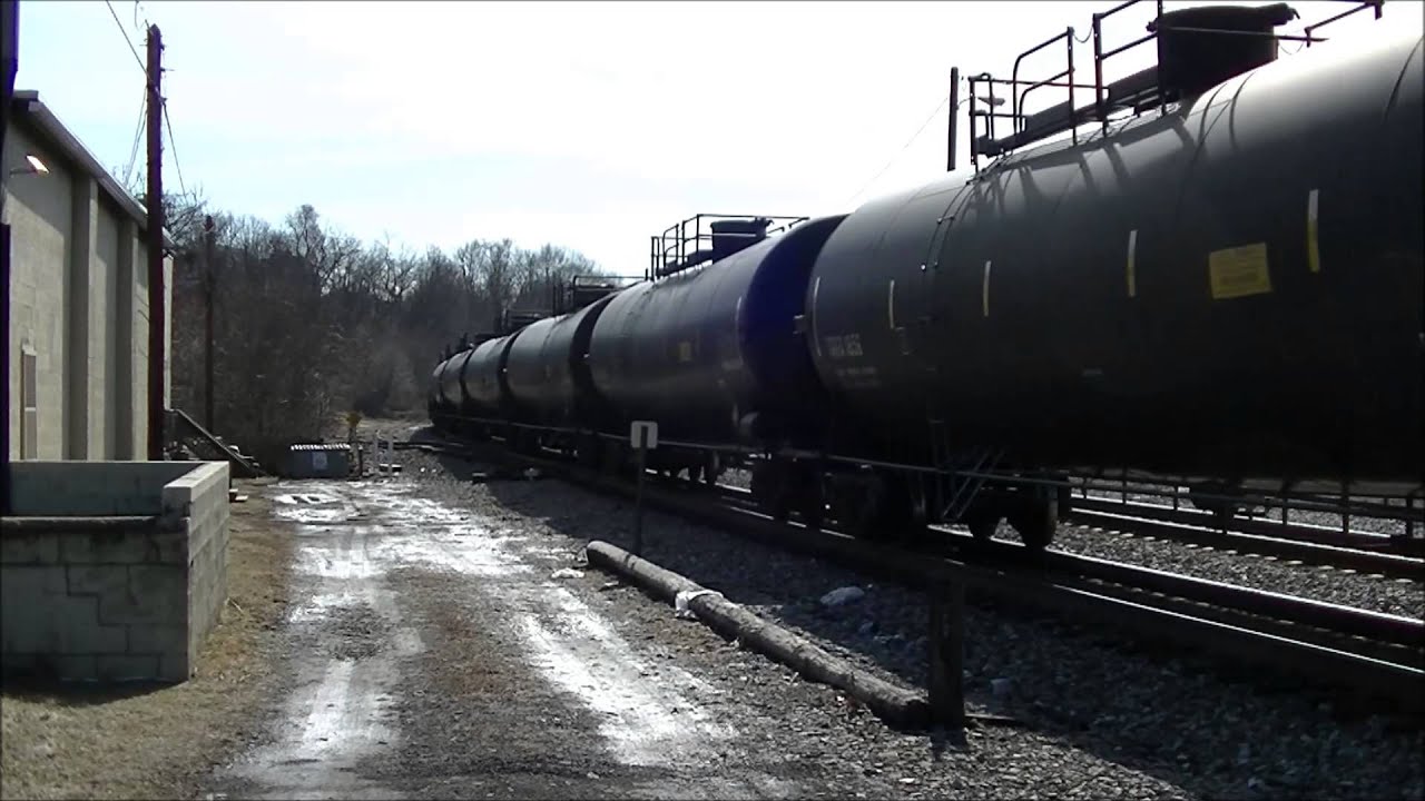 CANADIAN! CN 2178 in Connellsville, PA 2/7/15 - YouTube