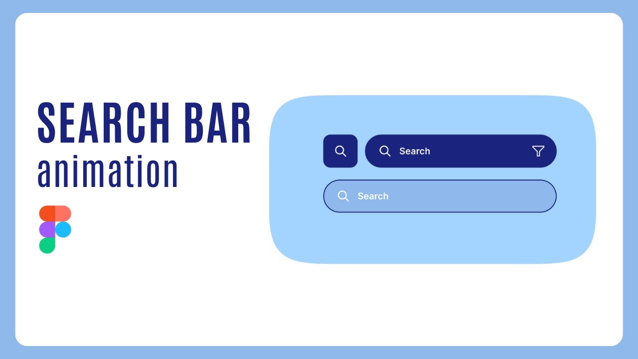 Animated search bar “figma tutorial” - YouTube