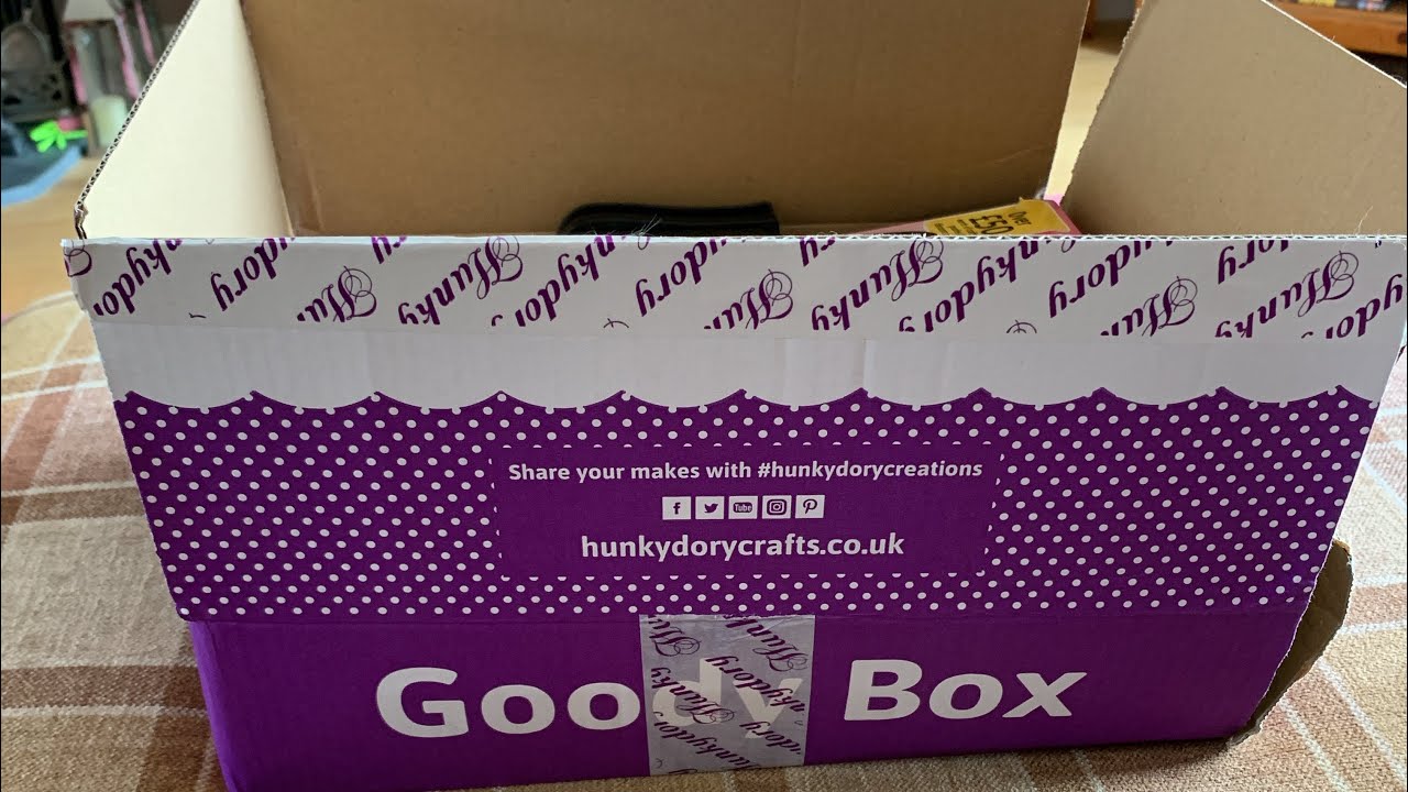 Unboxing a Hunkydory Goody Box and a Crafty Haul - YouTube