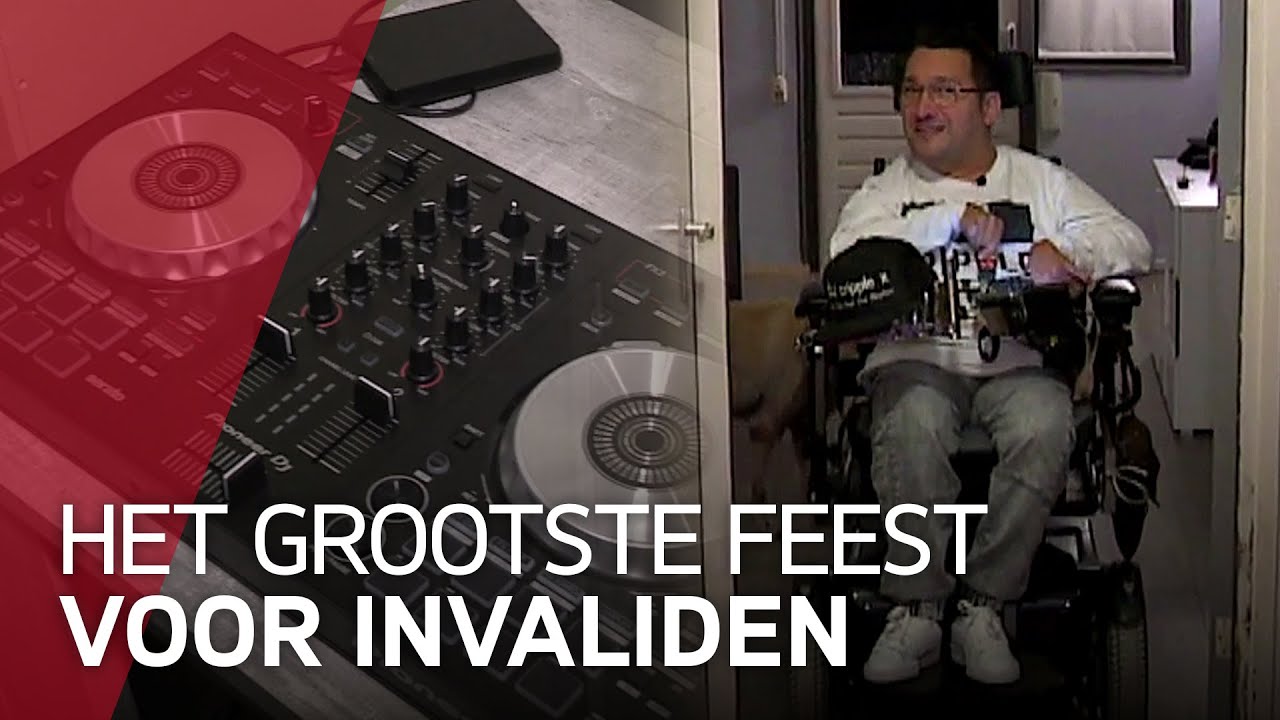 DJ Cripple X droomt van invalidenfeest in AFAS Live - YouTube