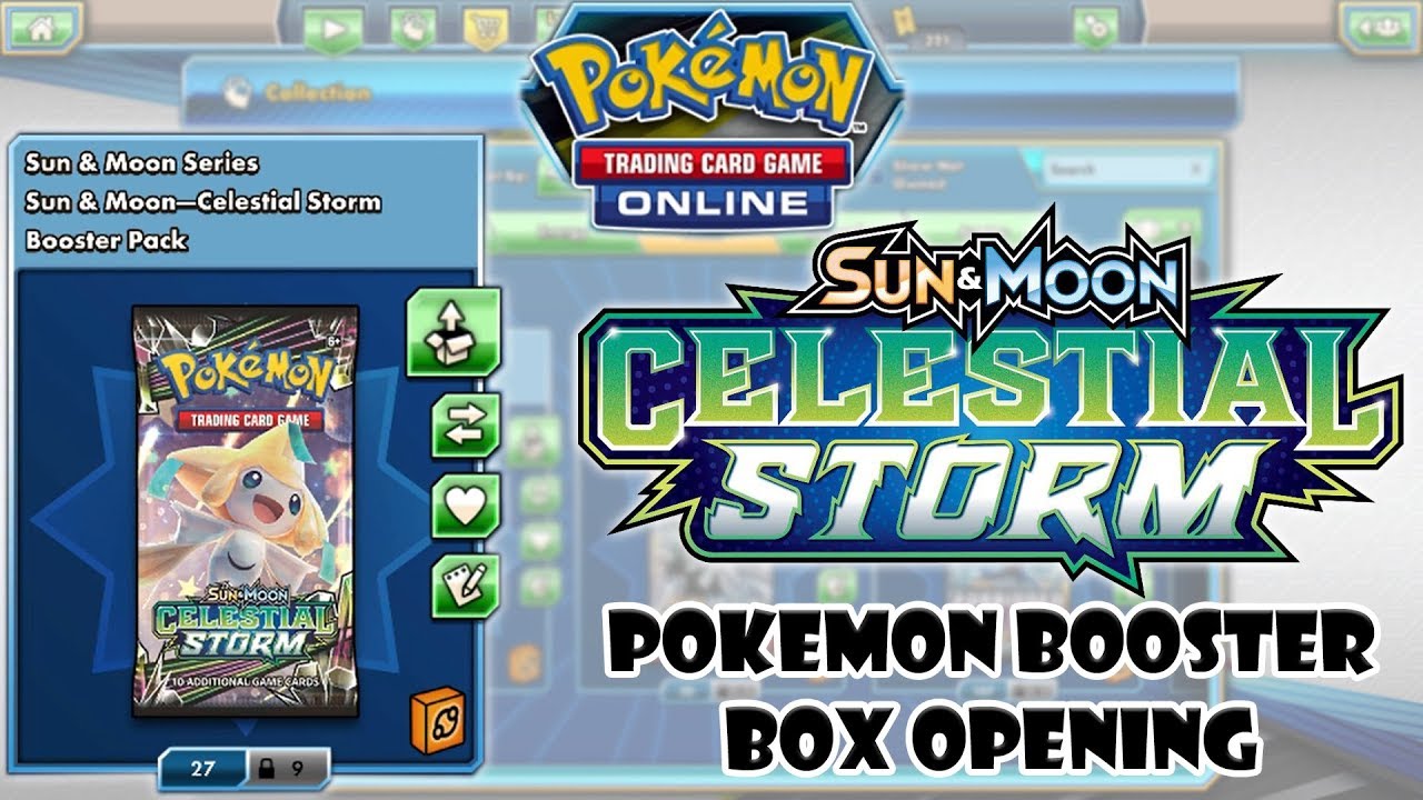 Celestial Storm Booster Box Opening - Pokemon TCG Online - YouTube