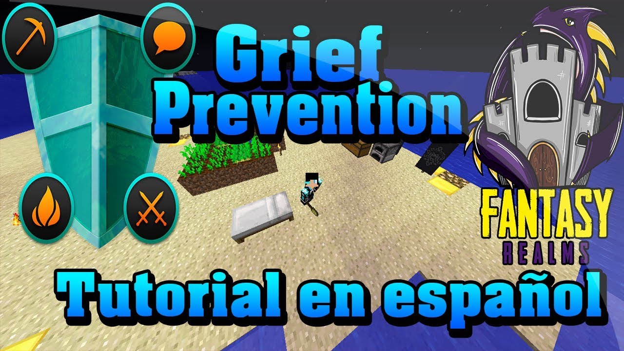 Tutorial Grief Prevention Server Plugin Minecraft ESPAÑOL | MrWesiim X - YouTube