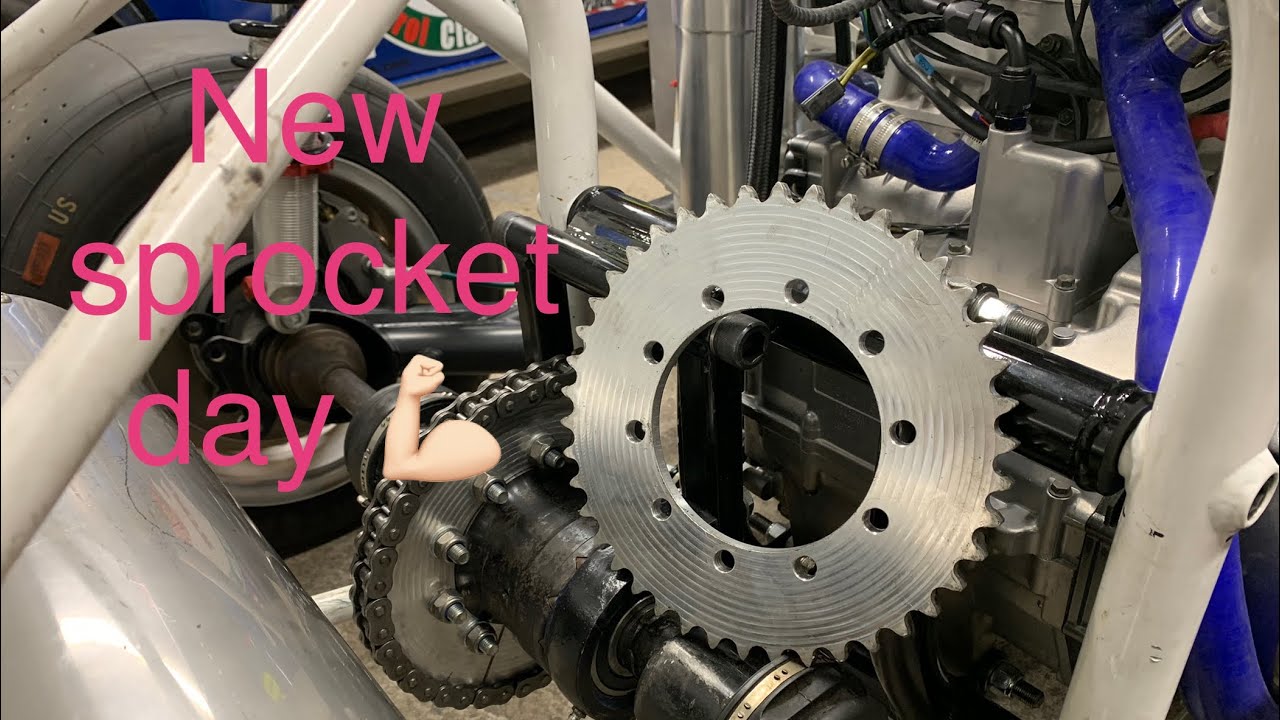 Zcars hayabusa hill climb car Making a split sprocket for the - YouTube