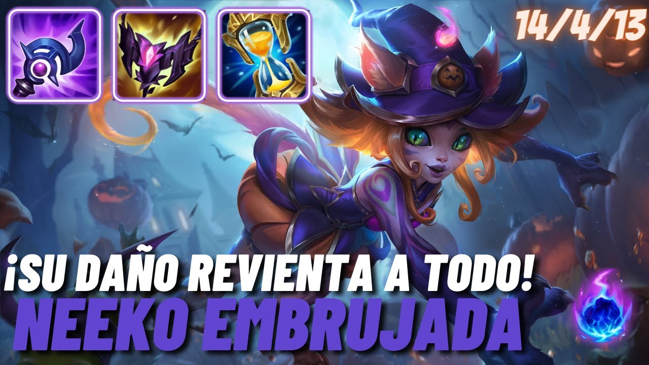 🎃¡LA NUEVA SKIN de NEEKO EMBRUJADA con FULL AP es BESTIAL!🎃| Gameplay ...
