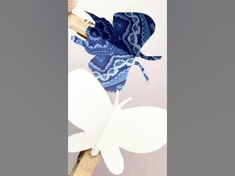 🦋🦋 Paper Crafts Butterflies with Flapping Wings | DIY Paper Butterfly # ...