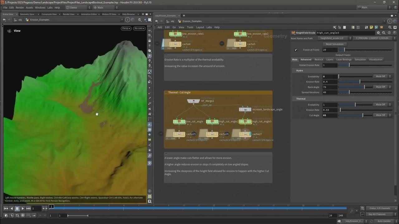 Project Pegasus | Landscape Creation 1 | Introduction to Heightfield Erode - YouTube