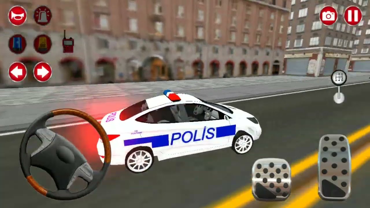 Türk Polis ve Araba Oyunu - Real Police Car Games - Polis arabası oyunu ...
