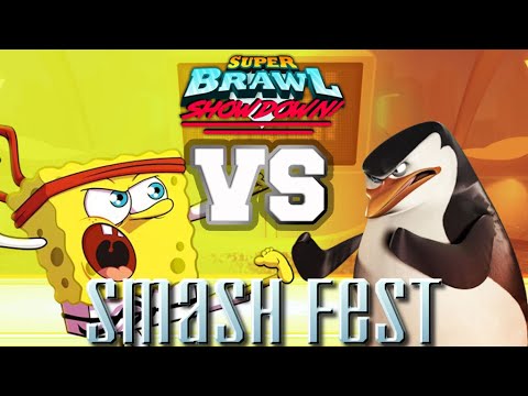 Classic SpongeBob SquarePants vs Skipper | Super Brawl Showdown v0.3.0b ...
