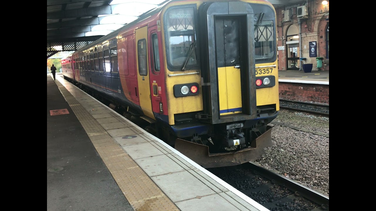 EMR Class 153 montage at Grimsby town - YouTube