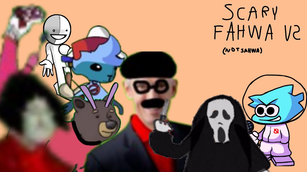 Scary Fahwa V2 (New Update and Scrapped Version) FNF - YouTube