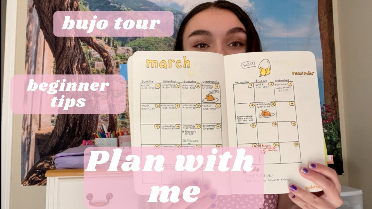 Intro to bullet journaling & tour of my bujo! - YouTube