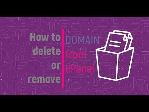 How to delete or remove domain from cPanel - YouTube