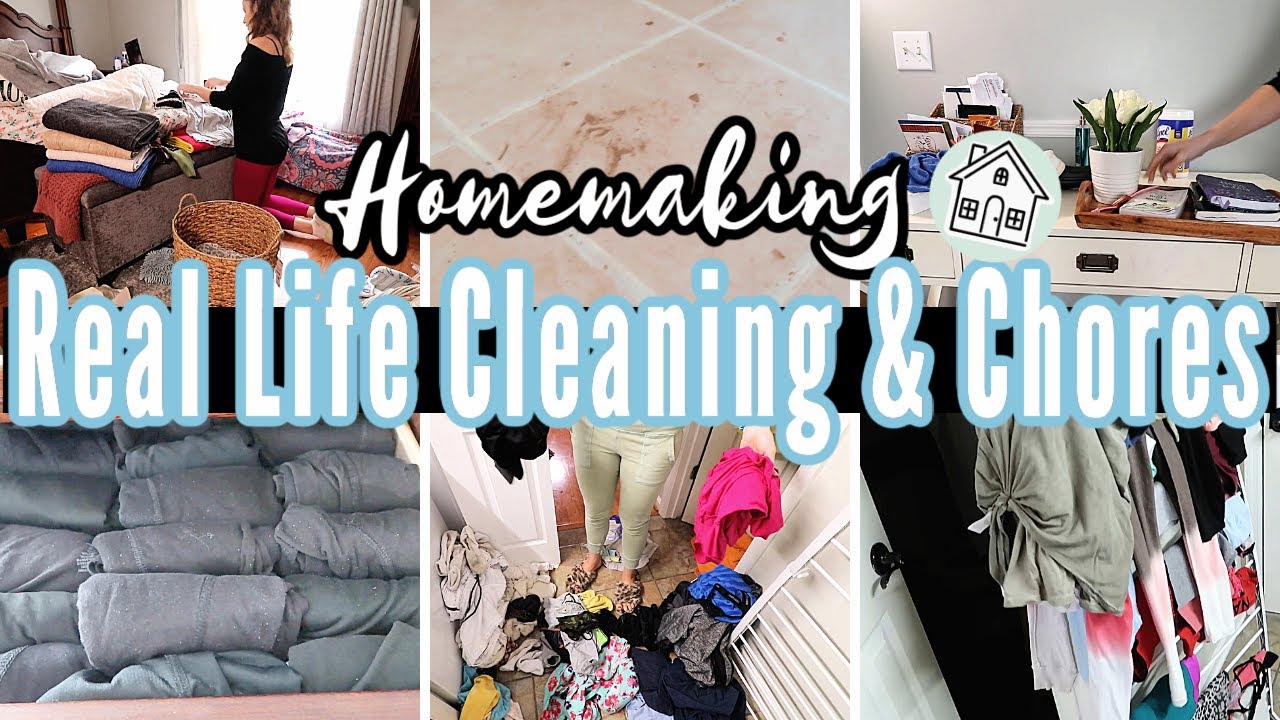 REAL LIFE CLEAN WITH ME | HOMEMAKING AND CLEANING MOTIVATION | EXTREME ...