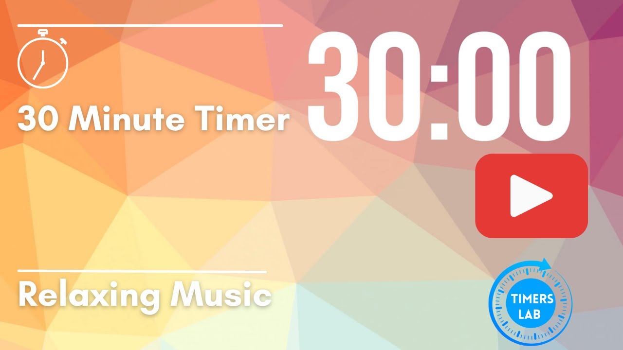 30 Minutes Timer with Music 4K TV Art Chill - YouTube