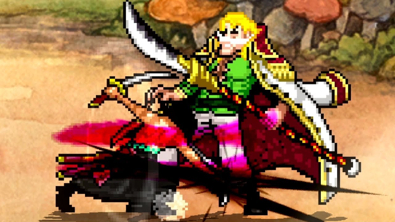 ZORO KING OF HELL VS WHITEBEARD PRIME - ONE PIECE PIXEL BATTLE - YouTube
