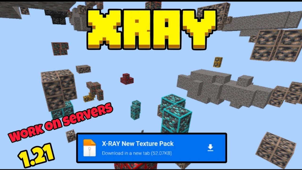 X-RAY Mod For Minecraft PE 1.21+[WORK IN SERVER] - YouTube