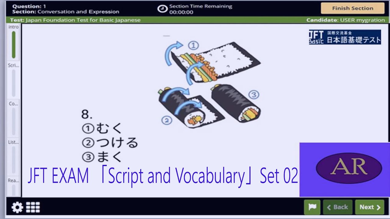 JFT EXAM | Script and Vocabulary | Set 02 japan foundation test | JAPAN ...