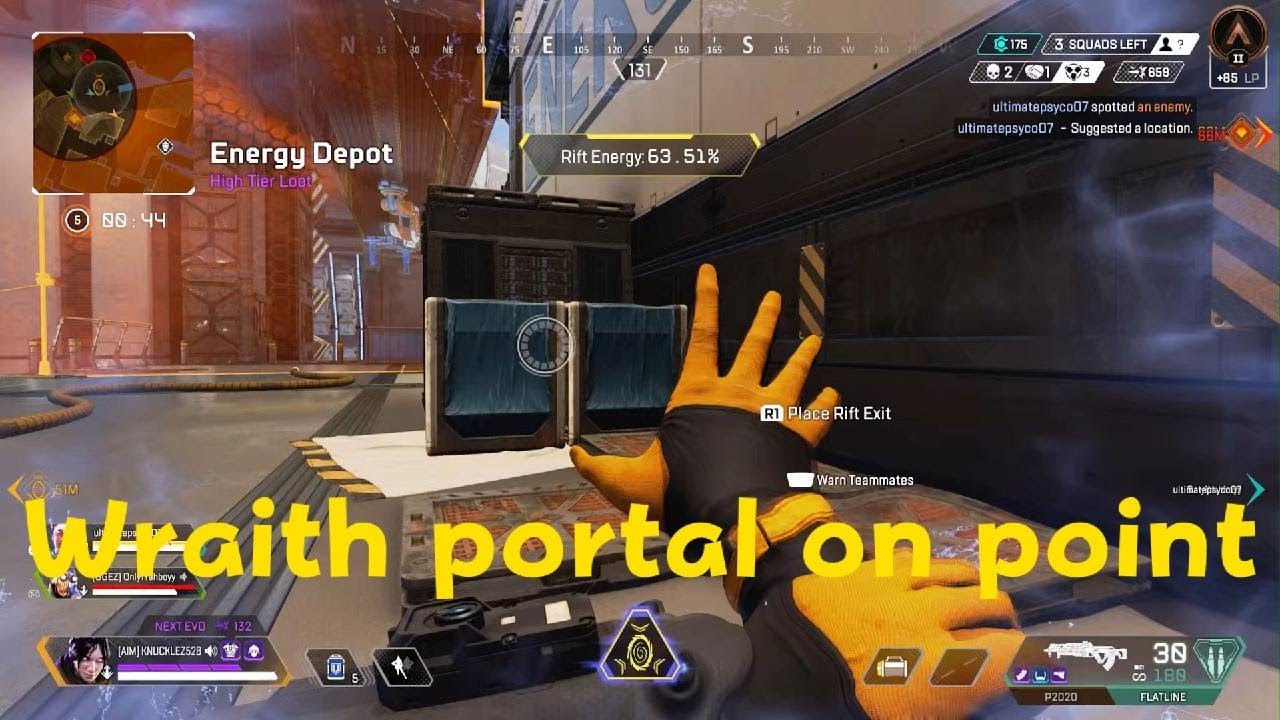 Wraith portal on point! - YouTube