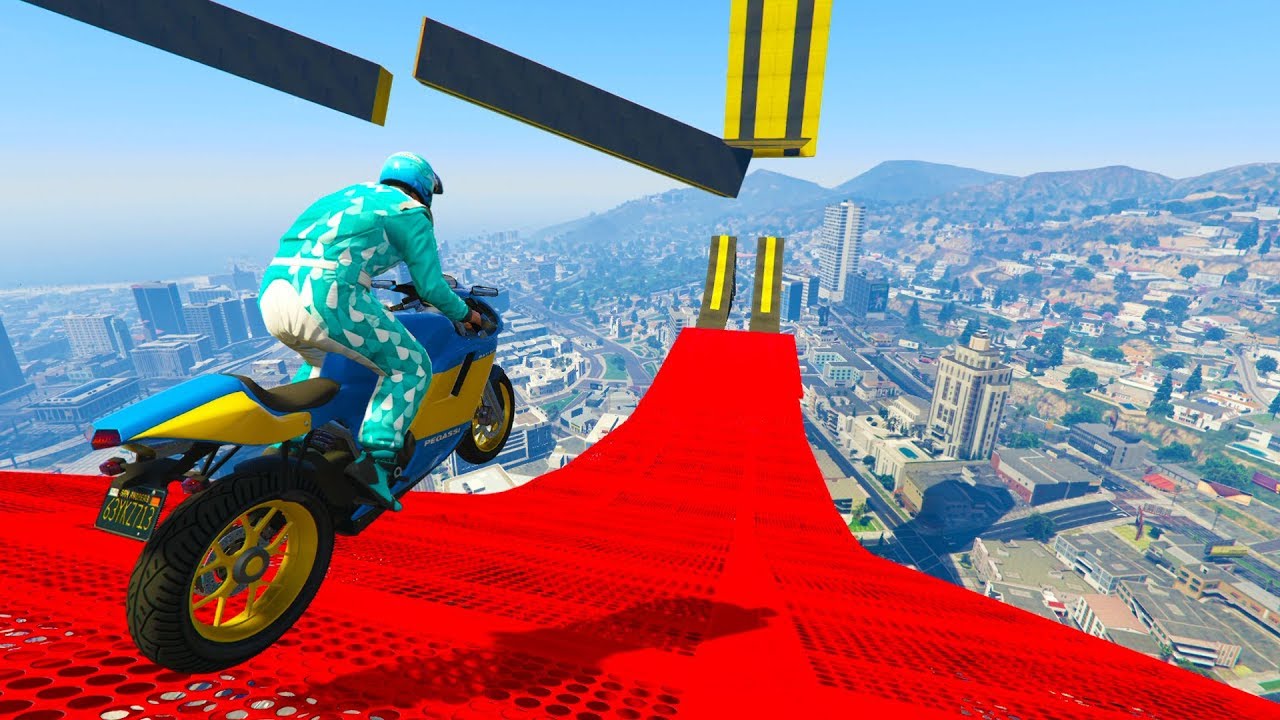 SUPER PARKOUR 1080 HD 4K! - CARRERA GTA V ONLINE - GTA 5 ONLINE - YouTube