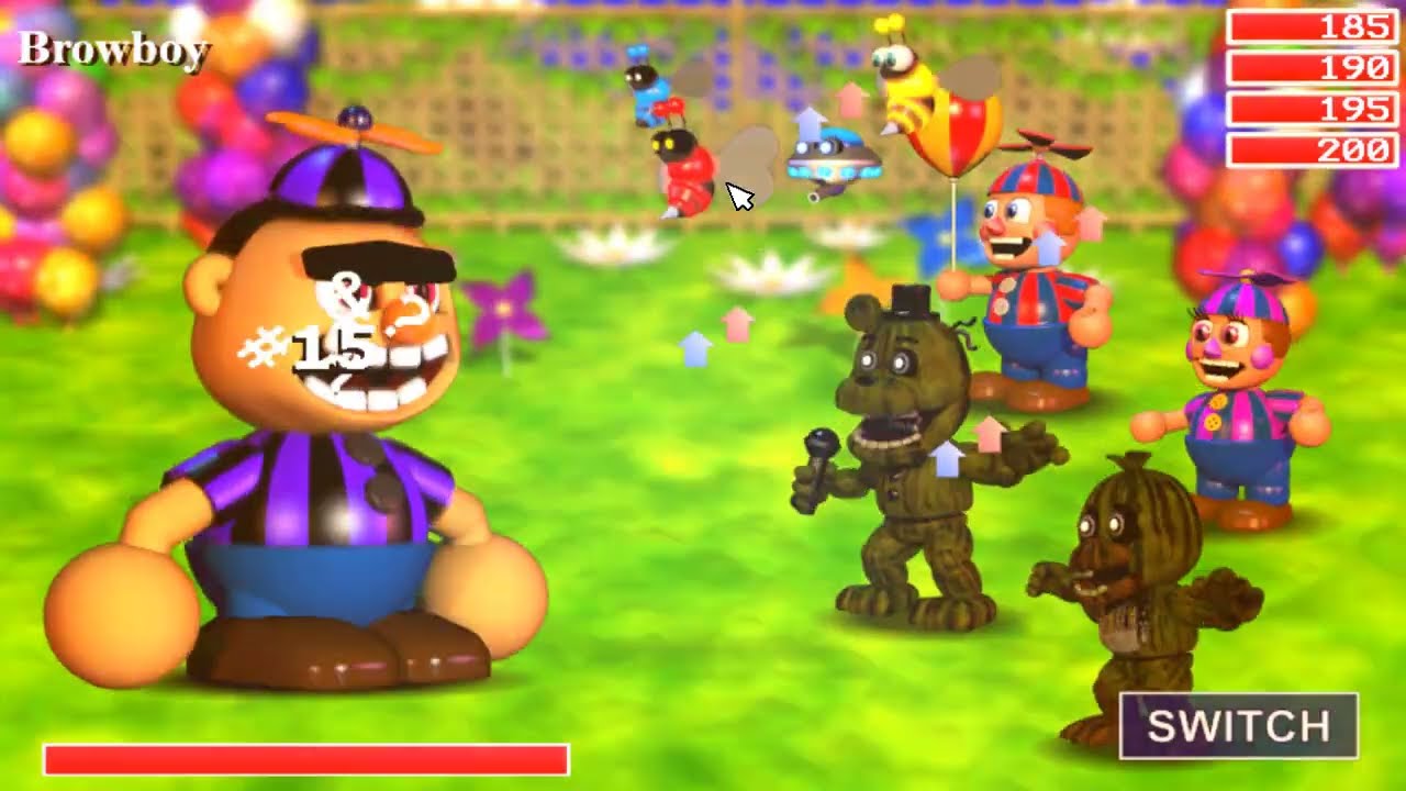 Playing Fnaf World but in Fixed Party Mode (Episode 1). - YouTube