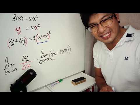 Derivatives of 2nd degree polynomial function - YouTube