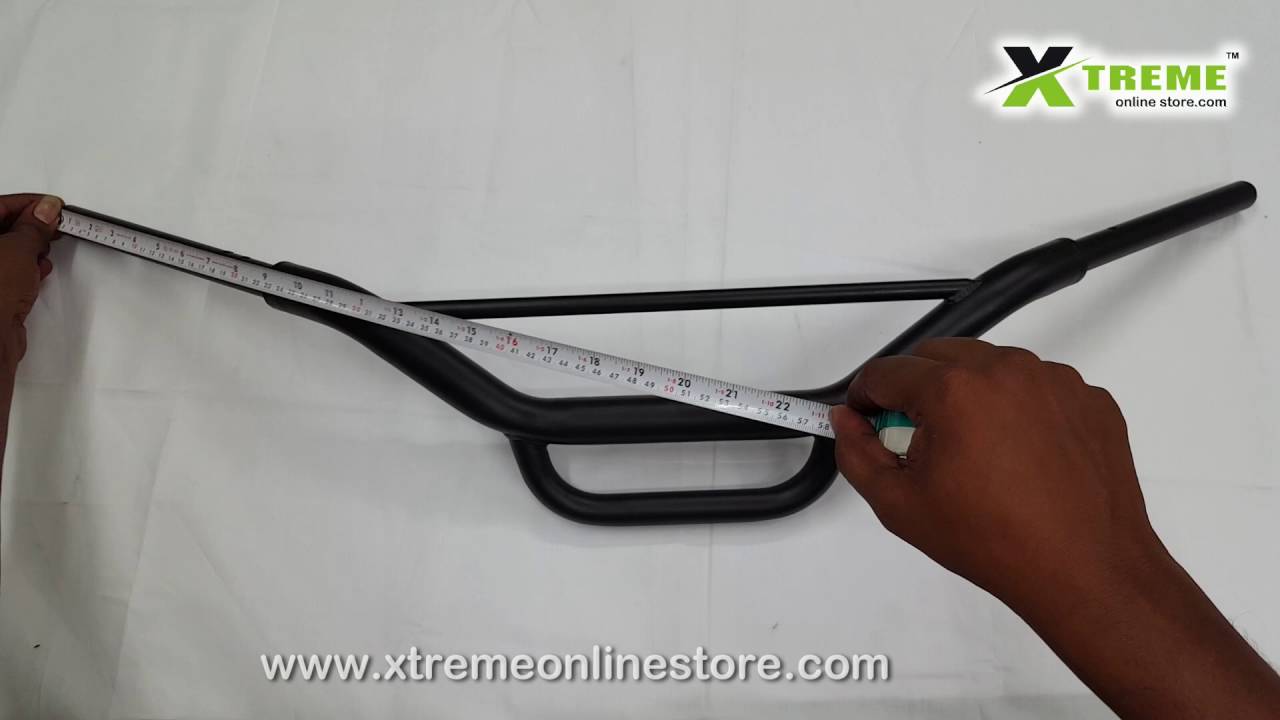 Xtreme Heavy Steel Black Fancy Handlebar (Model A) For Bullet Royal ...