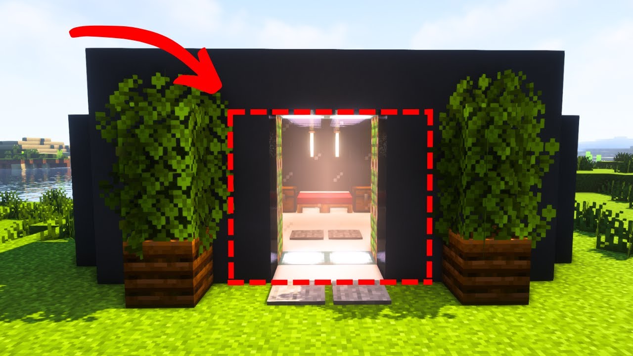 Easy Automatic Door Tutorial In Minecraft! - YouTube