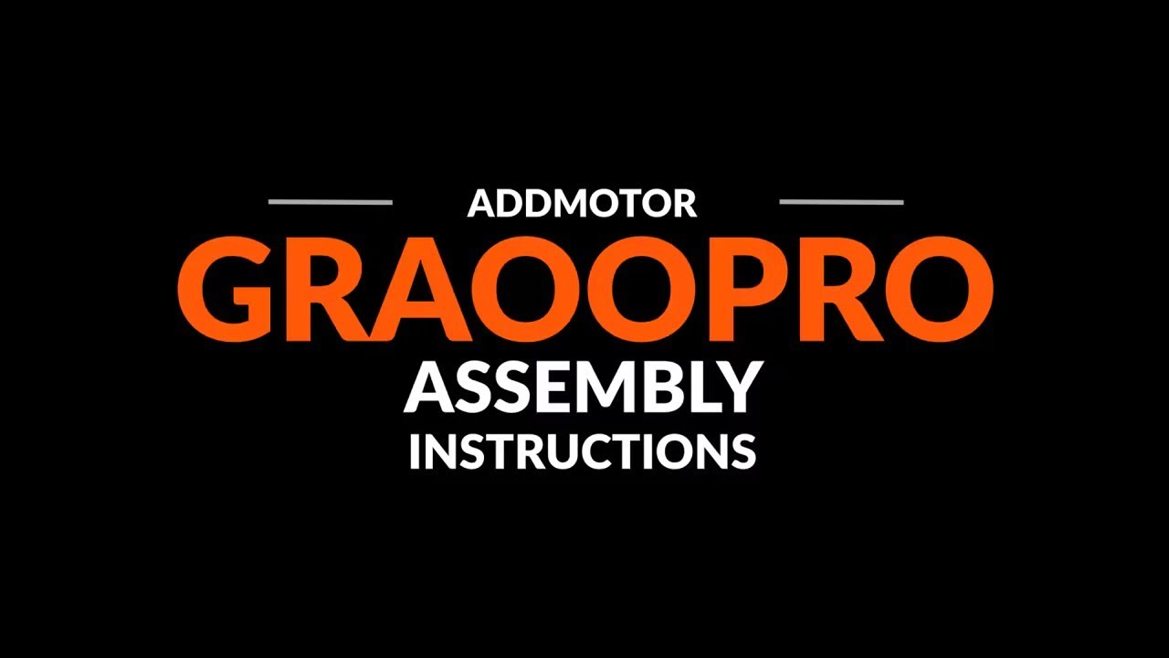 Addmotor GRAOOPRO Electric Cargo Bike Assembly Tutorial & Operations ...
