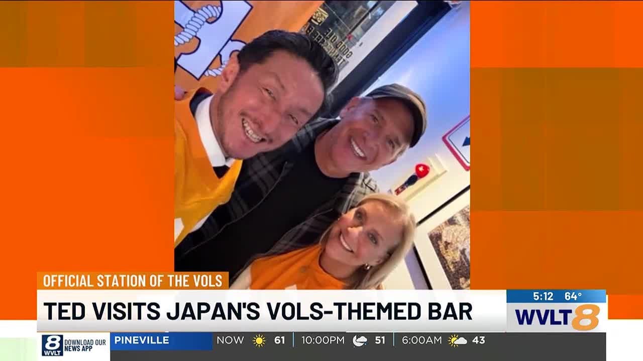 WVLT's Ted Hall visits Vols-themed bar in Tokyo, Japan - YouTube