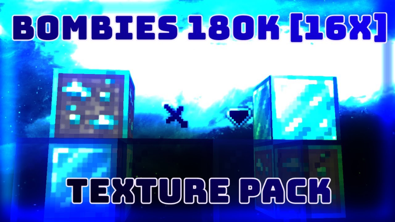 The Coolest Minecraft bedrock [ BOMBIES 180K [16X] ] Texture Pack - YouTube