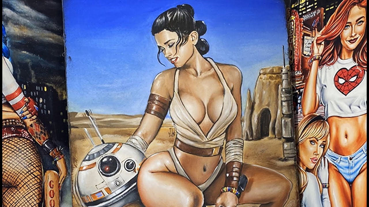 STAR WARS COSPLAY FAN ART 2021 RARE NFTs W JEREMY WORST Pro Acrylic star-wars-cosplay-fan-art-2021-rare-nfts-w-jeremy-worst-pro-acrylic
