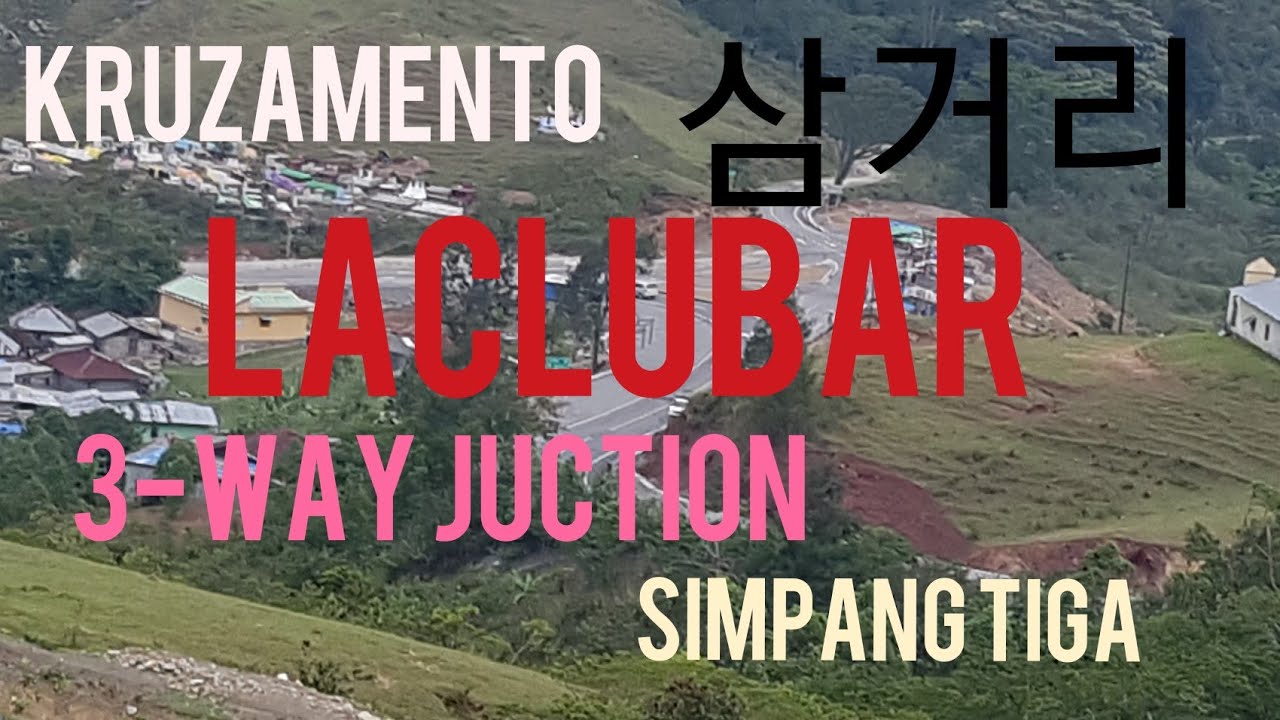 Kruzamento Laclubar, 3-way junction, 삼거리, Simpang tiga Laclubar - YouTube