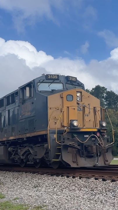 CSX 3135 in Folkston GA - YouTube