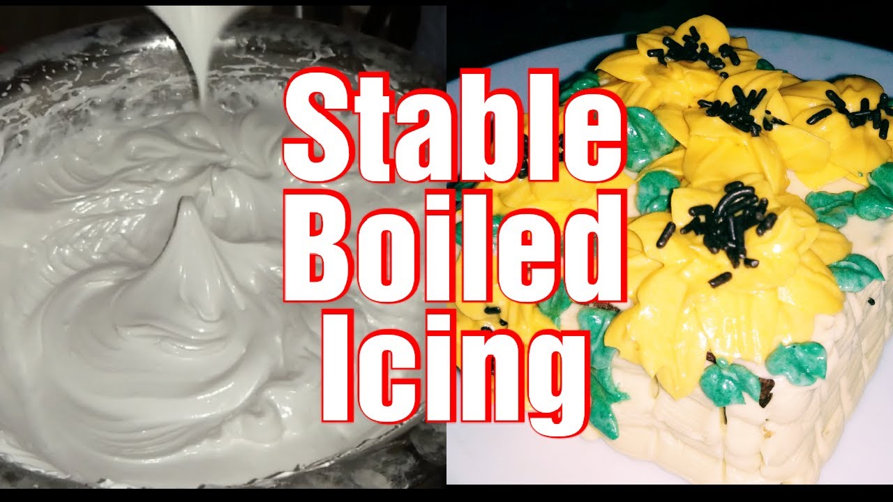 How to Make Stable Boiled Icing?|| Boiled Icing - YouTube
