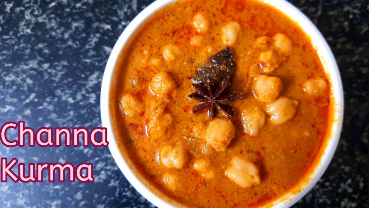 சென்னா குருமா | Channa Kurma in Tamil | Side dish for Chapathi | Channa ...